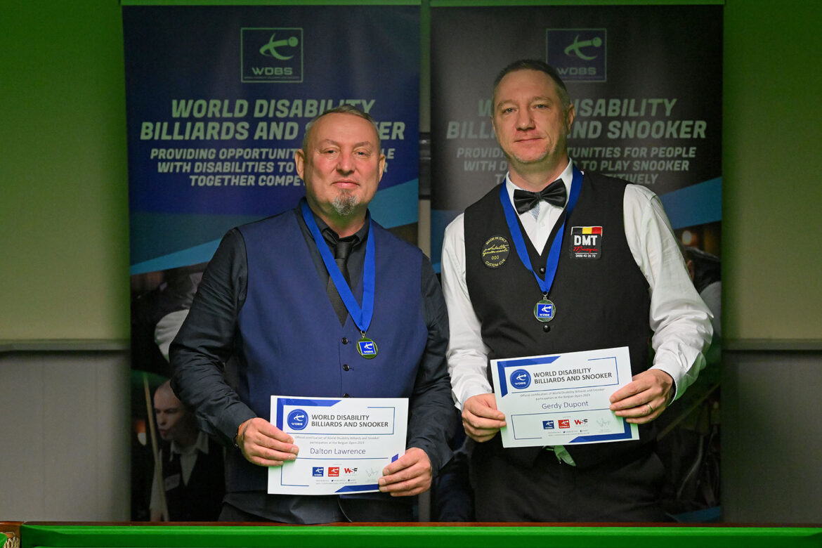 Champions Crowned in Bruges - WDBS: World Disability Billiards And Snooker